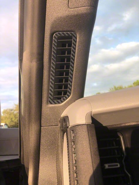 Bronco Defrost Vent Accent Trim; Raw Carbon Fiber (21-26 Bronco) - Free ...
