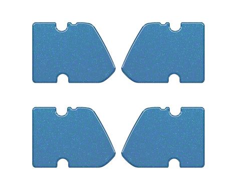 Bronco Door Latch Inserts; Atlas Blue (21-26 Bronco 4-Door) - Free Shipping