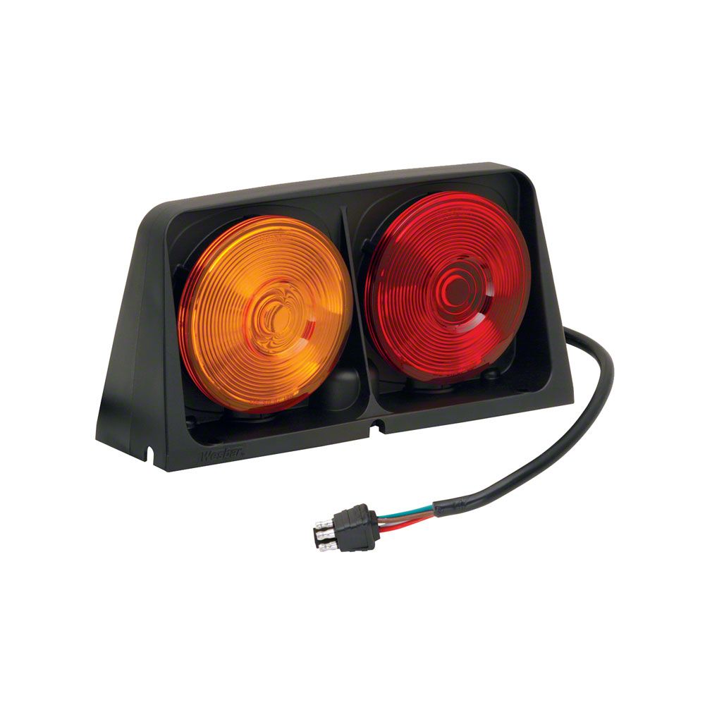 Bronco Dual Agricultural Light; Amber, Red, Blank; With Brake Light ...