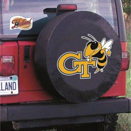 Bronco Georgia Tech University Spare Tire Cover with Camera Port; Black ...