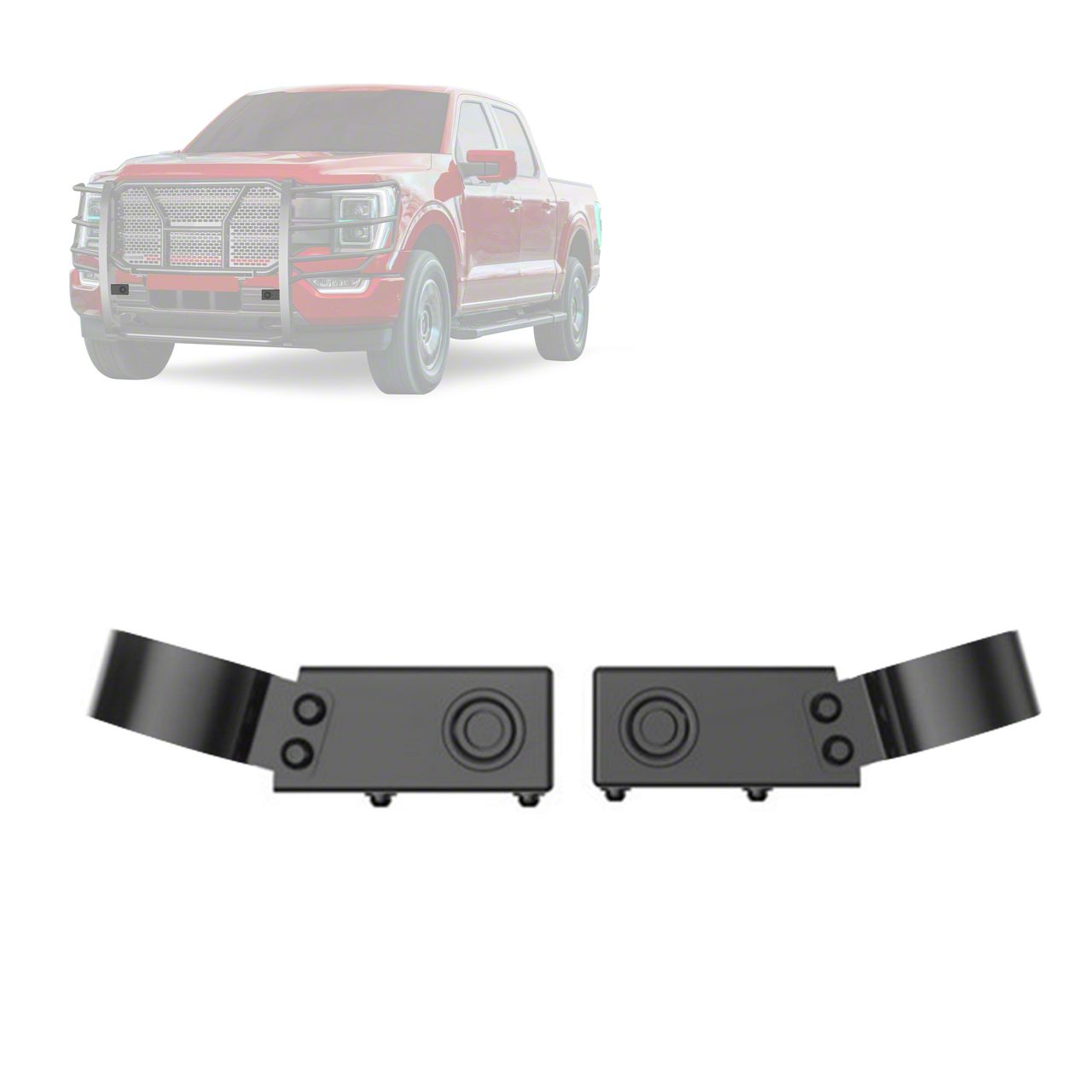 Bronco Grille Guard Sensor; Black (21-25 Bronco) - Free Shipping