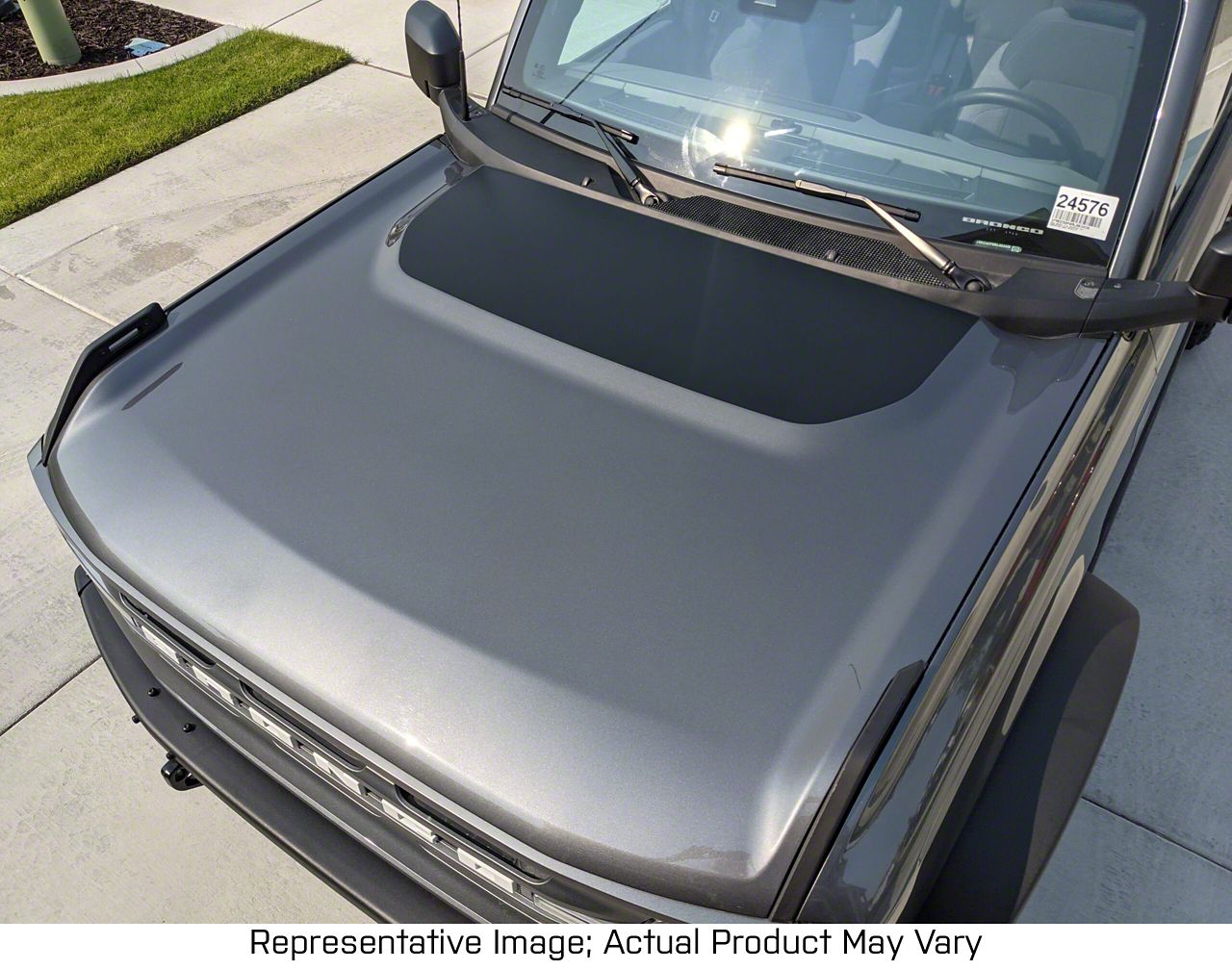 Bronco Hood Decal; Middle Grey (21-24 Bronco, Excluding Raptor) - Free ...