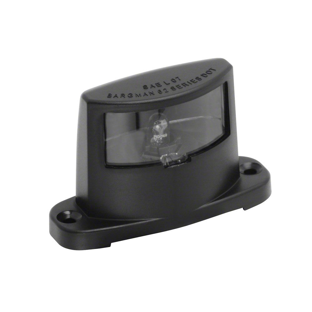 Bronco License Plate Light 62; Black Base - Free Shipping