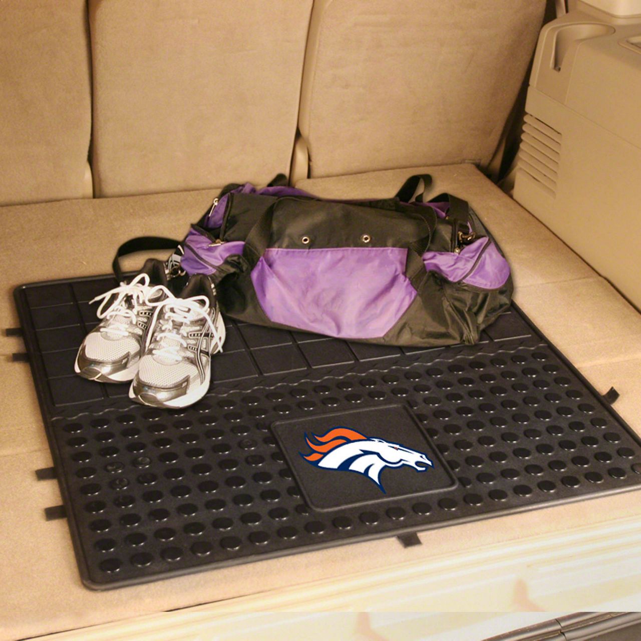 Bronco Molded Trunk Mat with Denver Broncos Logo (Universal; Some ...