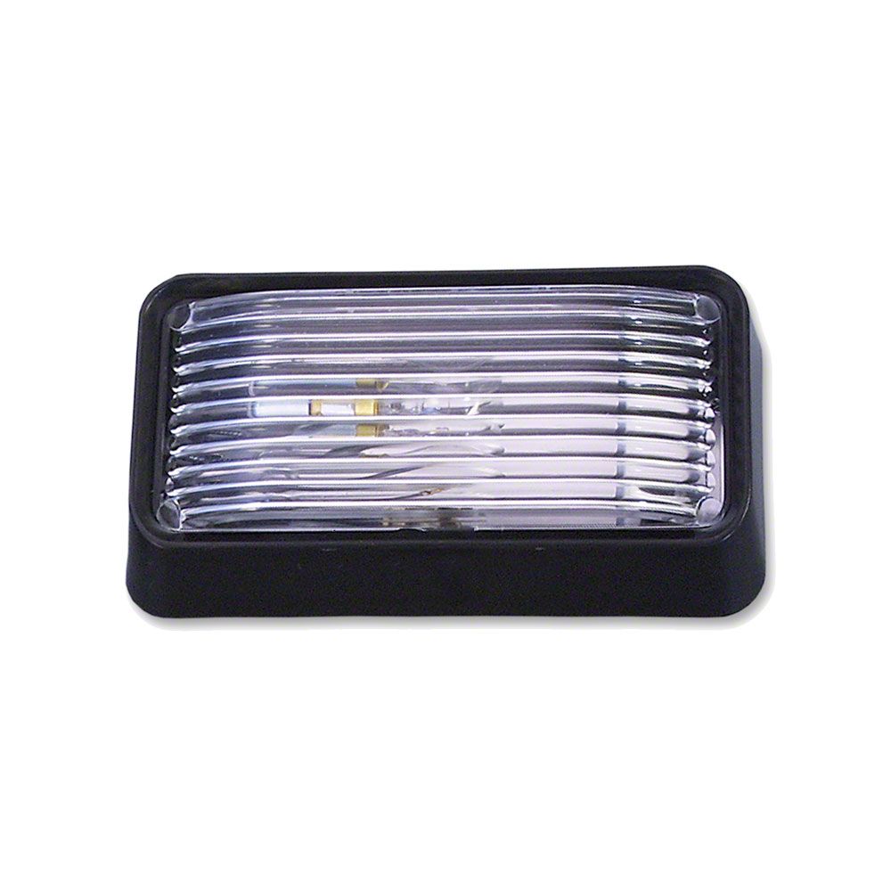 Bronco Porch Light 78; Clear Lens with Black Base - Free Shipping