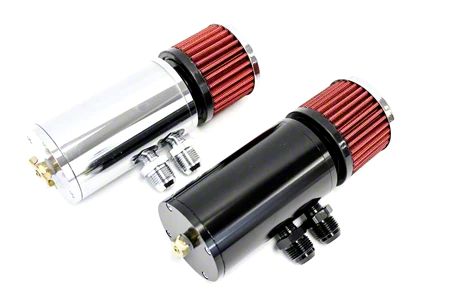 Bronco Power Driven Oil Catch Can Kit; Black (Universal; Some ...