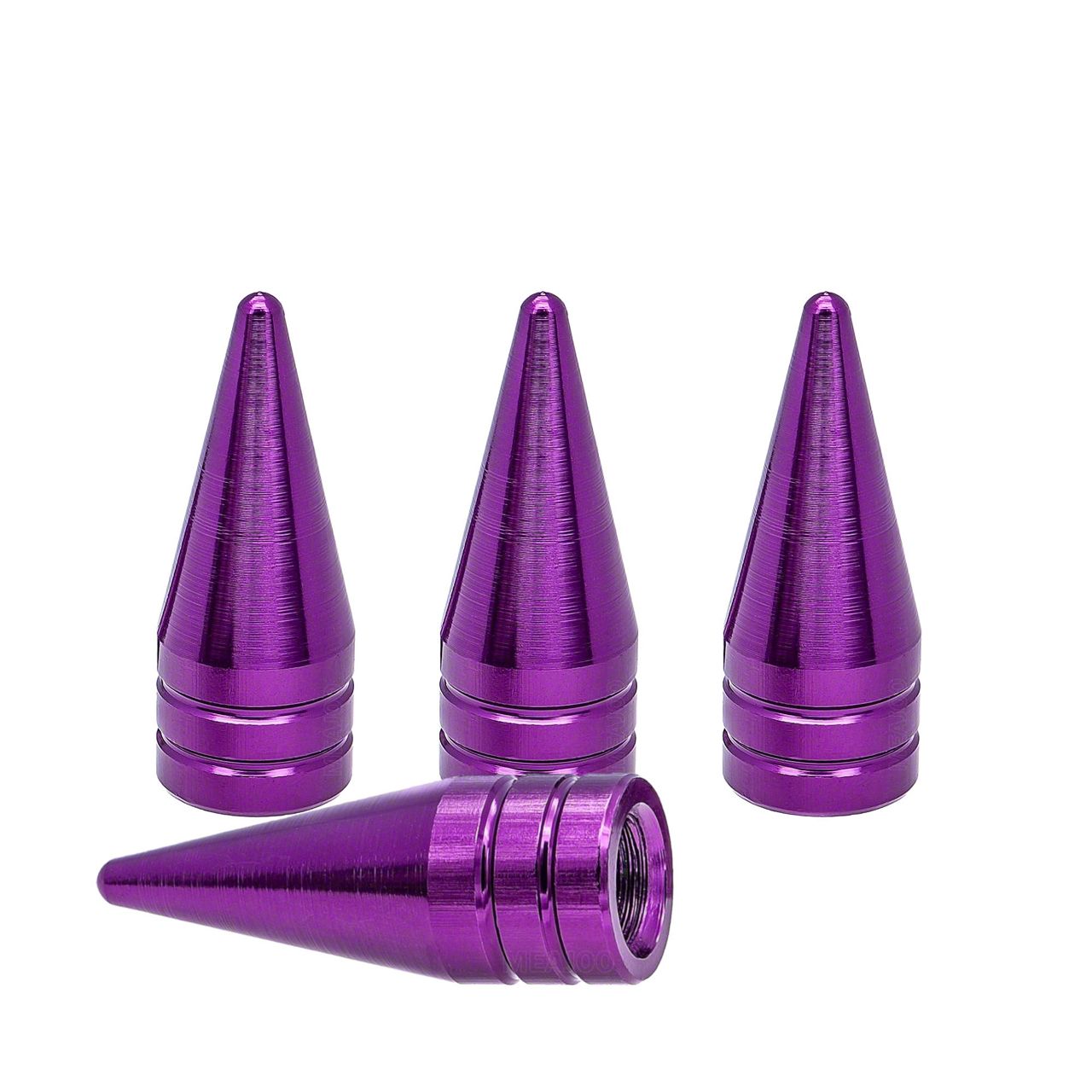 Bronco Purple Spike Valve Caps; 4-Pack (Universal; Some Adaptation May ...