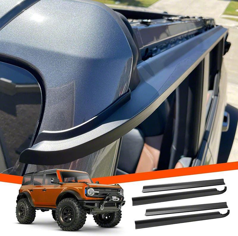 Bronco Rain Diverter Guard Extensions (21-25 Bronco 4-Door) - Free Shipping