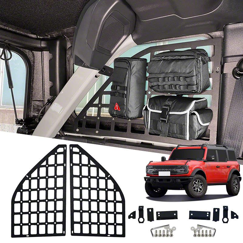 Bronco Rear Window MOLLE Panels (21-25 Bronco 4-Door) - Free Shipping