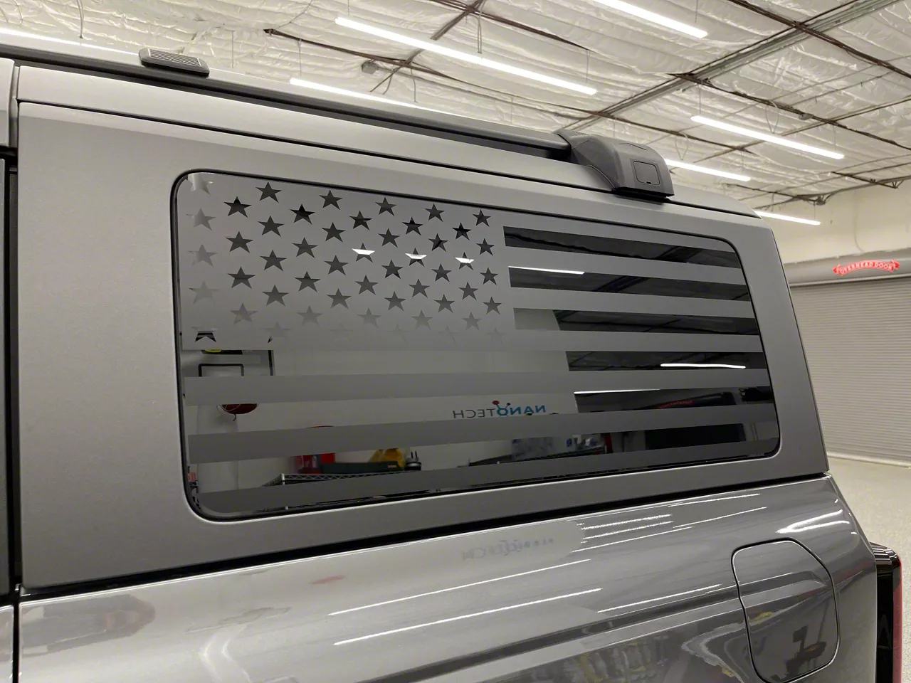 Bronco Side Window Decals; Standard US Flag (21-25 Bronco 2-Door ...