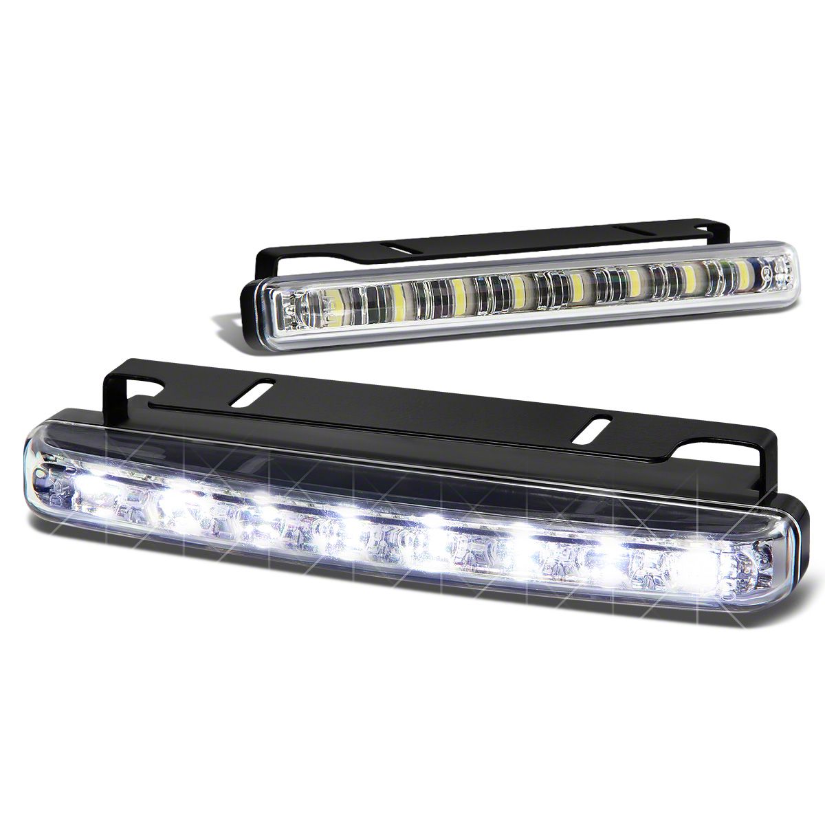 Bronco Sport 8-LED Rectangular Fog Lights; Clear (Universal; Some ...
