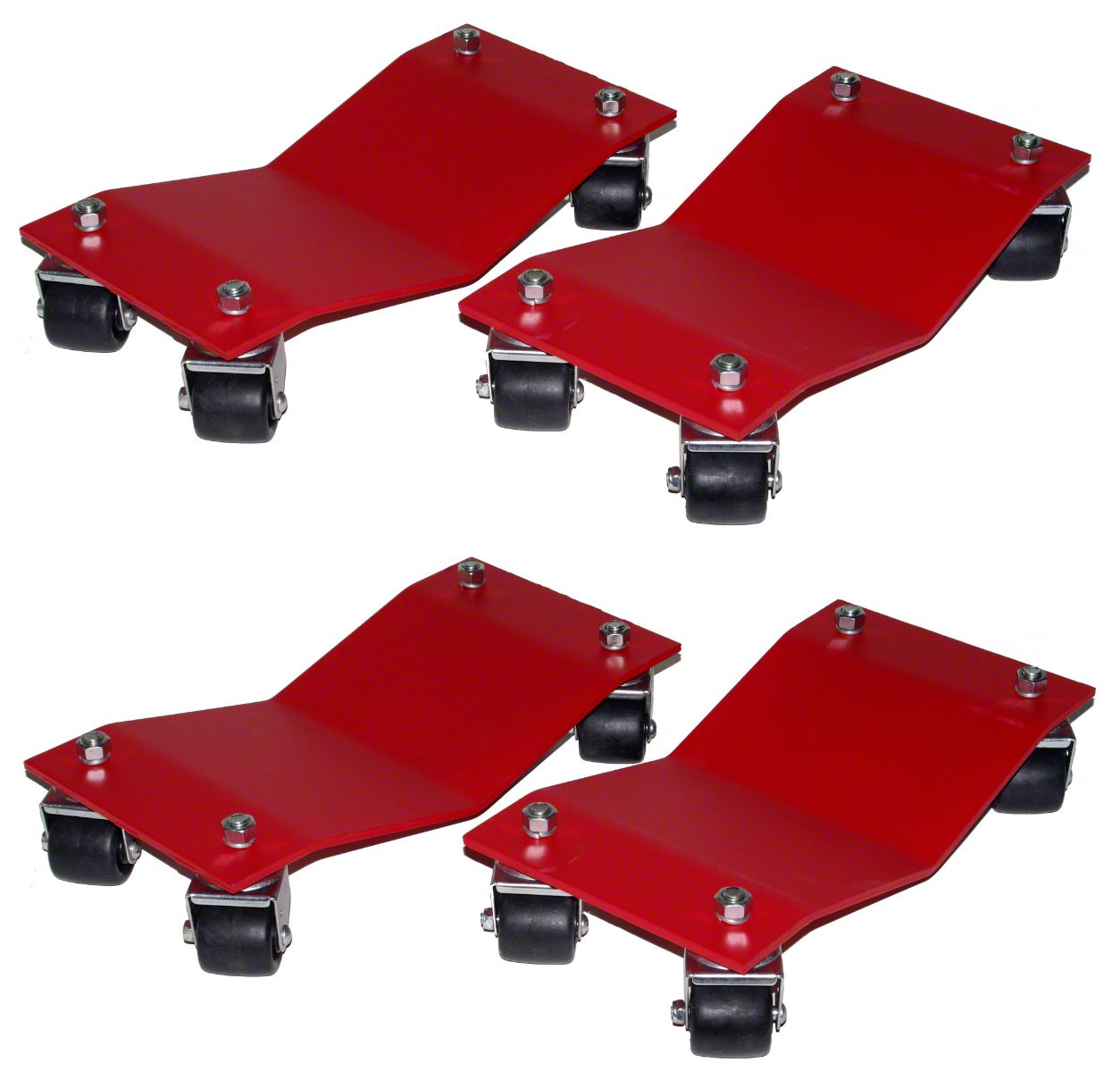 Bronco Sport Auto Dollies; 8x16-Inch; Set of Four - Free Shipping