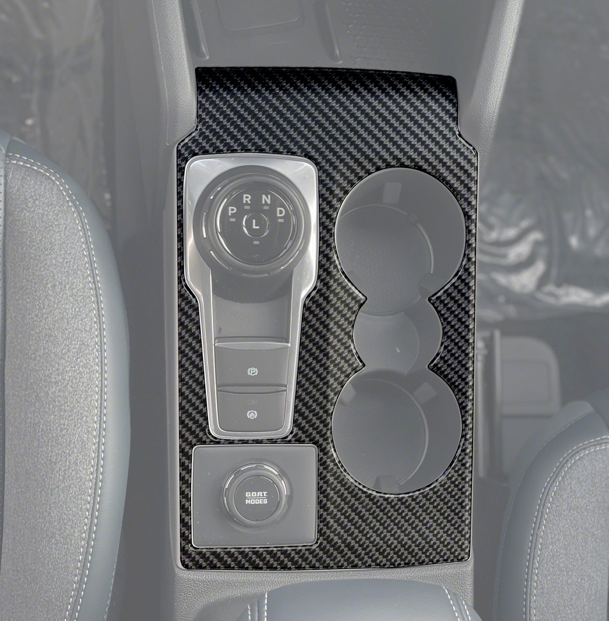 Bronco Sport Center Console Accent Trim; Domed Carbon Fiber (21-26 ...