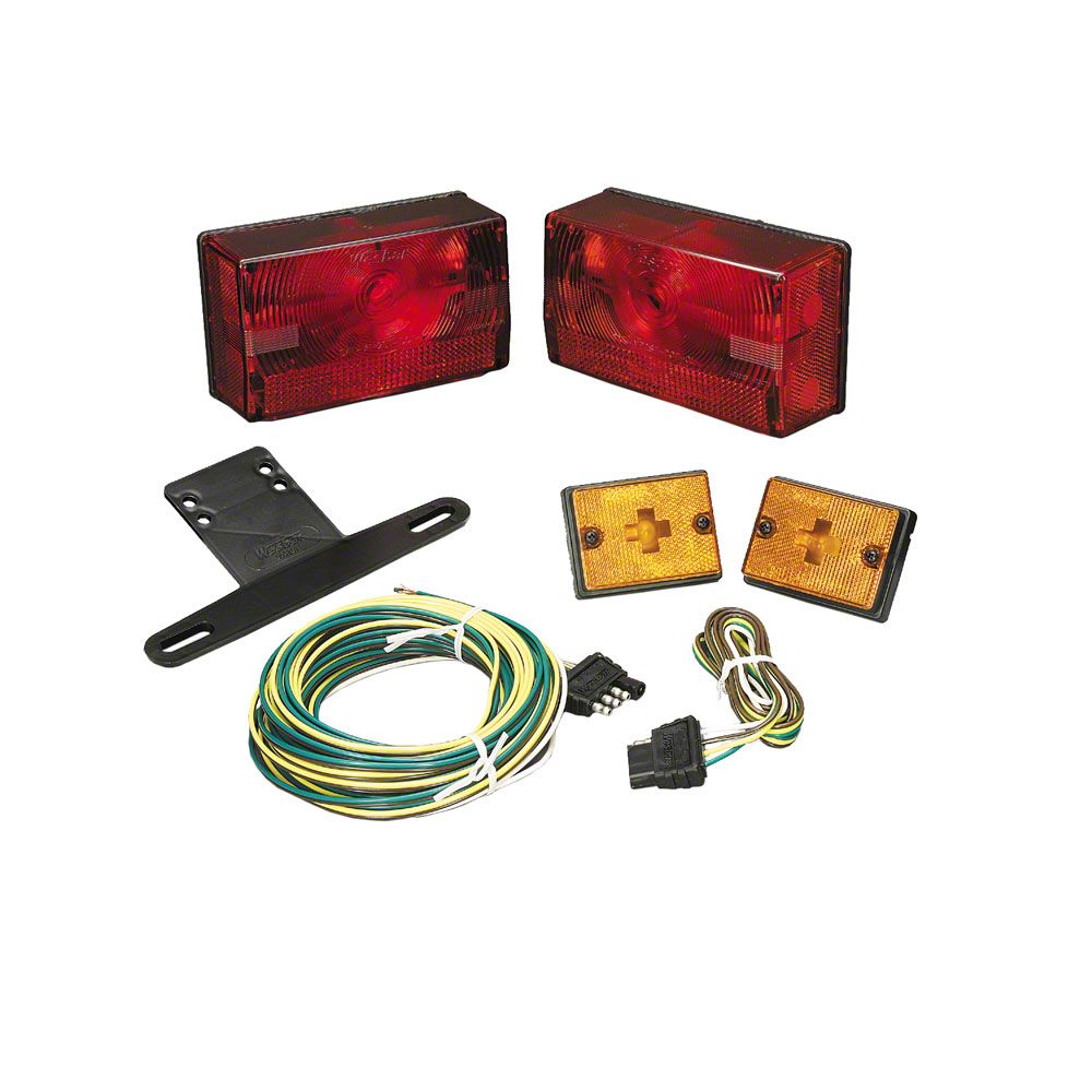 Bronco Submersible Trailer Tail Light Kit; For Over 80-Inch Wide ...