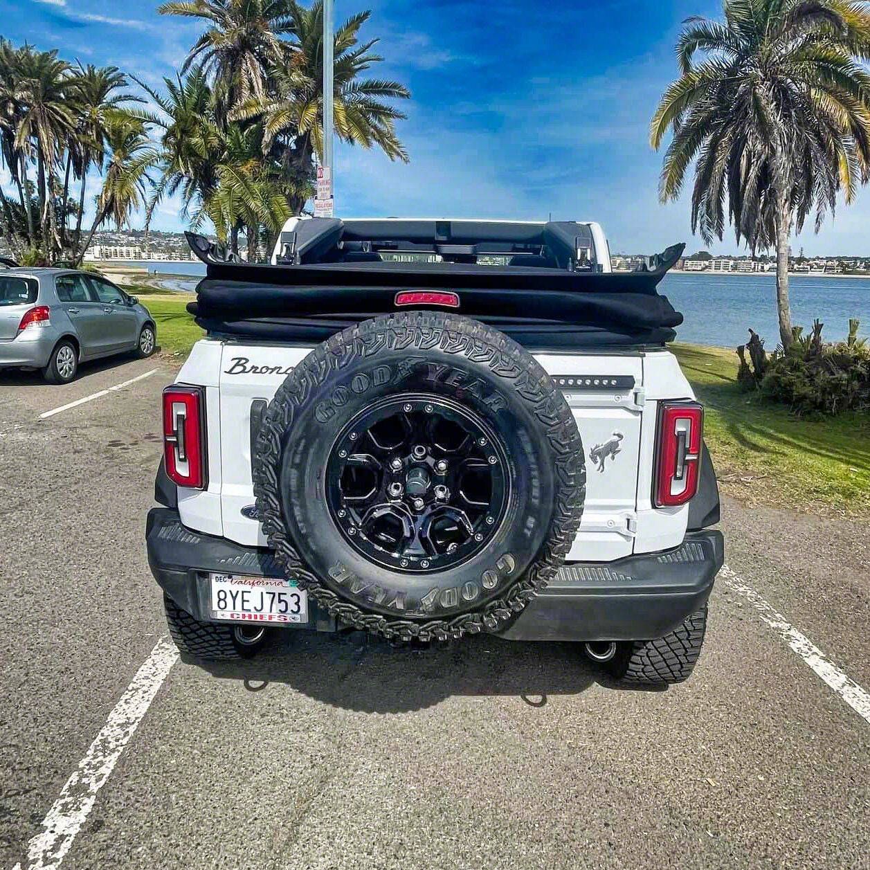 Bronco Tailgate Hinge Reverse/Chase Light Kit; White (21-25 Bronco ...