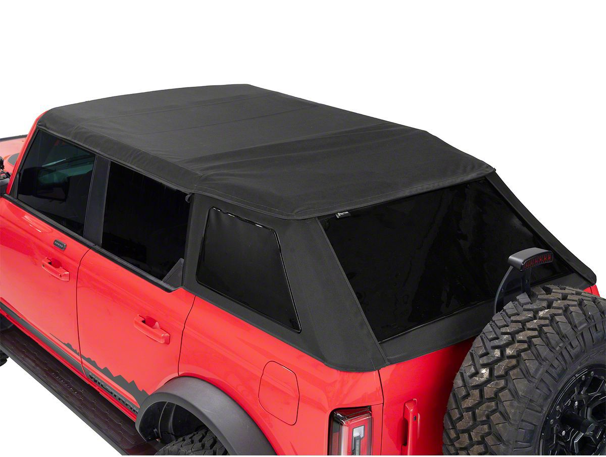 Bronco TrailView Frameless Fastback Soft Top; Black Diamond (21-25 ...