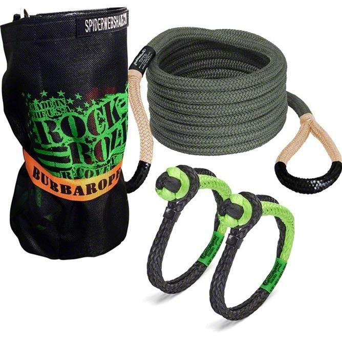 Bubba Rope Tacoma Rock-N-Roll Recovery Kit; 7/8-Inch x 20-Foot 251627 ...