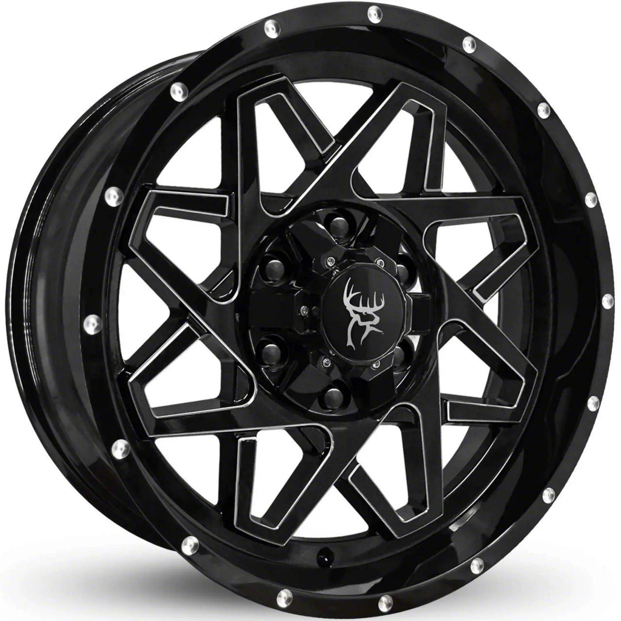 Buck Commander Toyota 4-Runner Gridlock Gloss Black with Milling 6-Lug ...