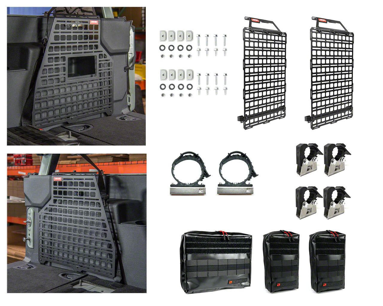 BuiltRight Industries Bronco Gear Organization MOLLE System; Pro Kit ...