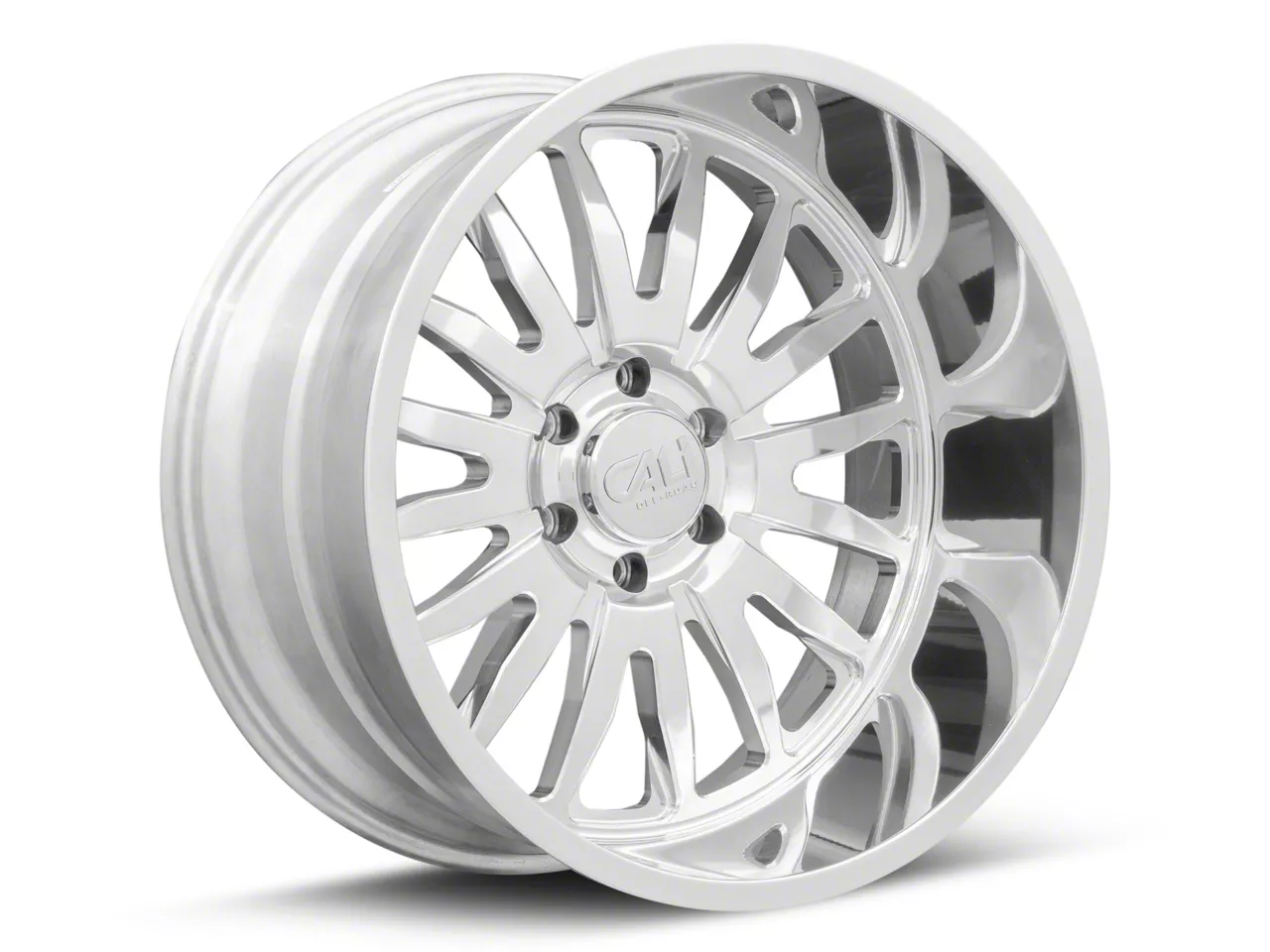 Cali Off-Road Toyota 4-Runner Summit Polished 6-Lug Wheel; 22x12; -51mm ...