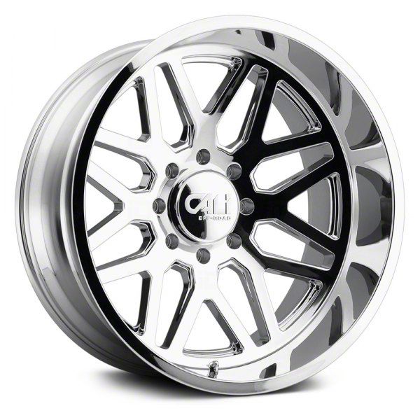 Cali Off-Road Toyota 4-Runner Invader Chrome 6-Lug Wheel; 22x12; -51mm ...