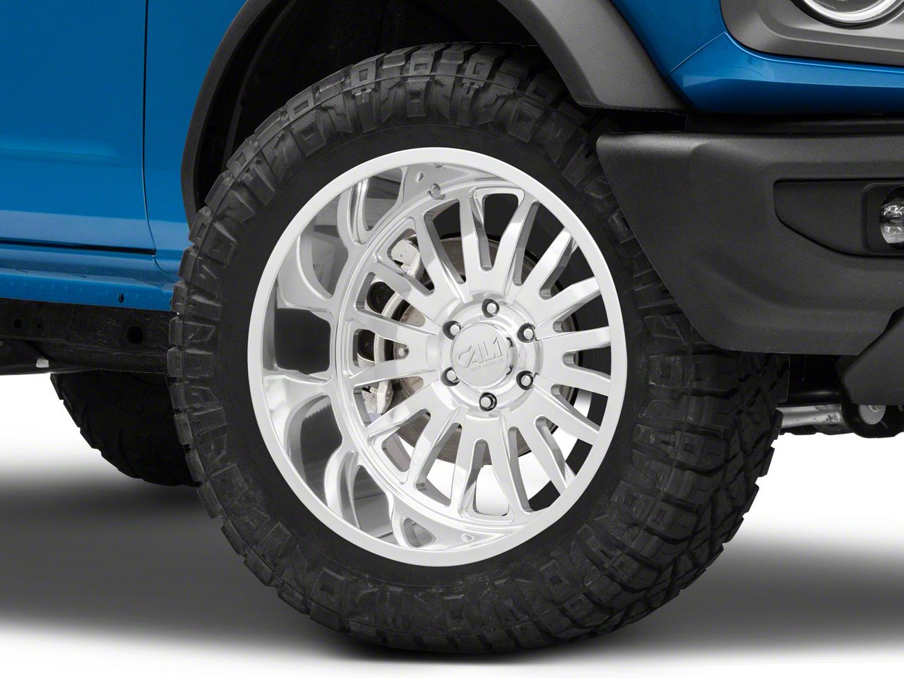 Cali Off-Road Bronco Summit Polished 6-Lug Wheel; 20x10; -25mm Offset ...
