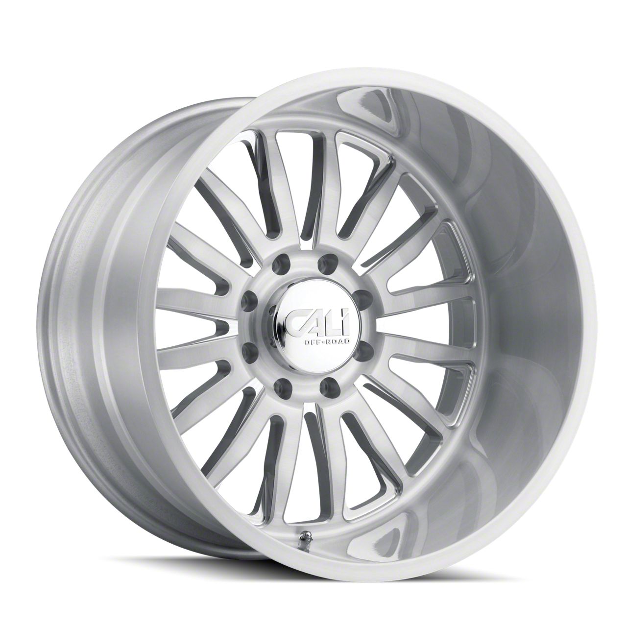 Cali Off-Road Jeep Gladiator Summit Brushed Milled Wheel; 24x14; -76mm ...