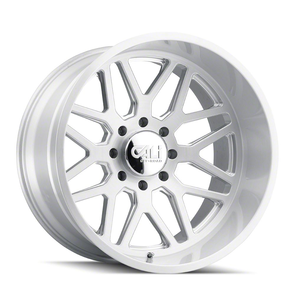 Cali Off-Road Jeep Grand Cherokee Invader Brushed Milled Wheel; 20x10 ...