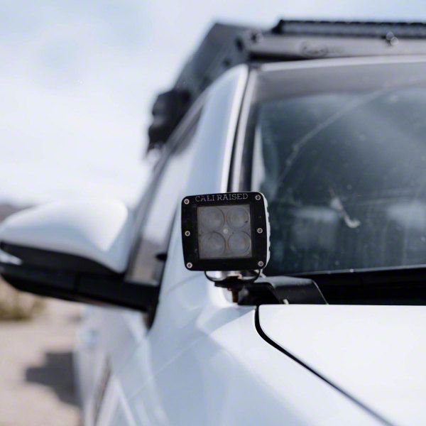 Toyota 4-Runner 3x2-Inch 18W LED Lights with Ditch Mounting Brackets ...