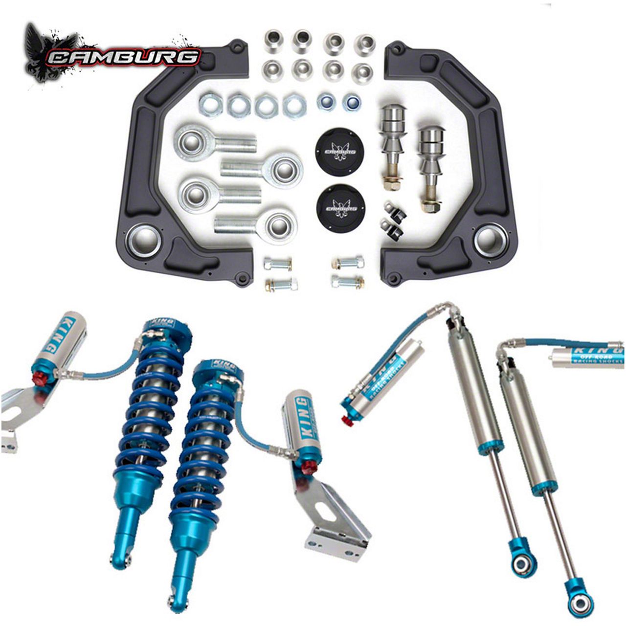 Camburg Toyota 4-Runner 0 to 3-Inch KINETIK Series Suspension Lift Kit ...