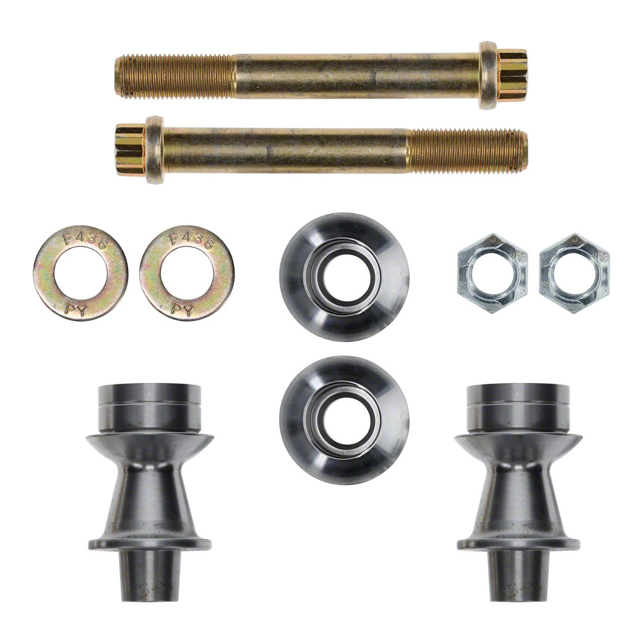 Camburg Bronco Upper Control Arm Uniball Bolt and Spacer Kit CAM-010094 ...