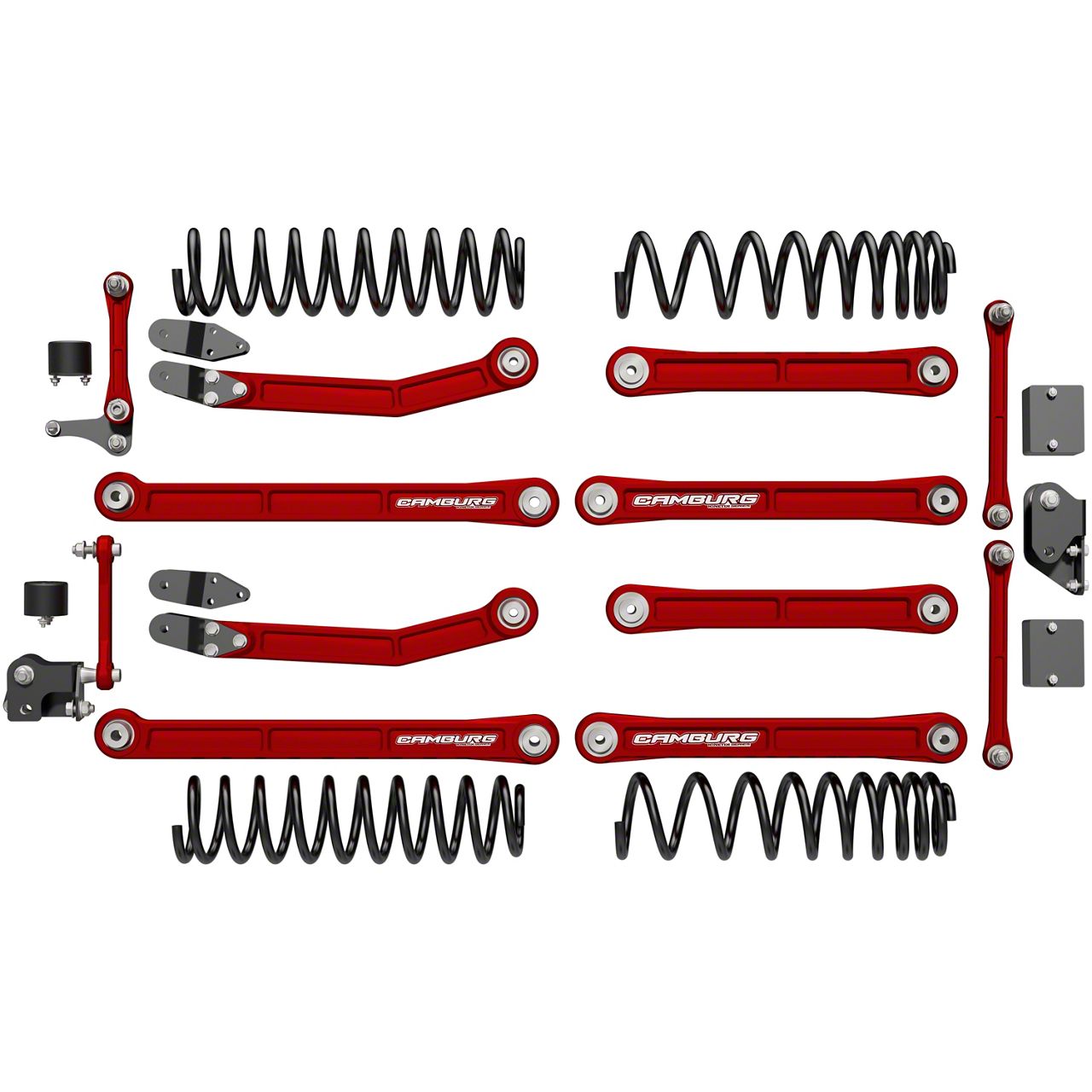 Camburg Jeep Wrangler 2 to 3.50-Inch KINETIK Series Extreme Suspension ...