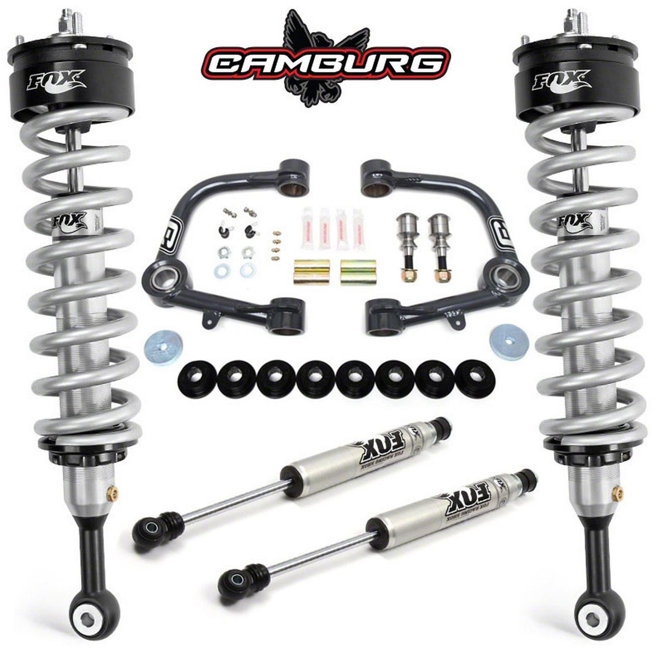 Camburg Tacoma 0 to 2-Inch Trail Series Suspension Lift Kit with Dust ...