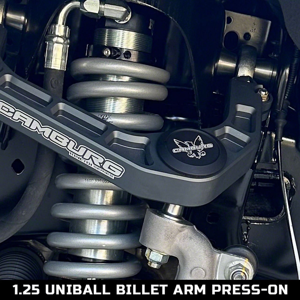 Camburg Tundra KINETIK Series Upper Control Arm Uniball Press-On Dust Cover Cap Set; 1.25-Inch ...