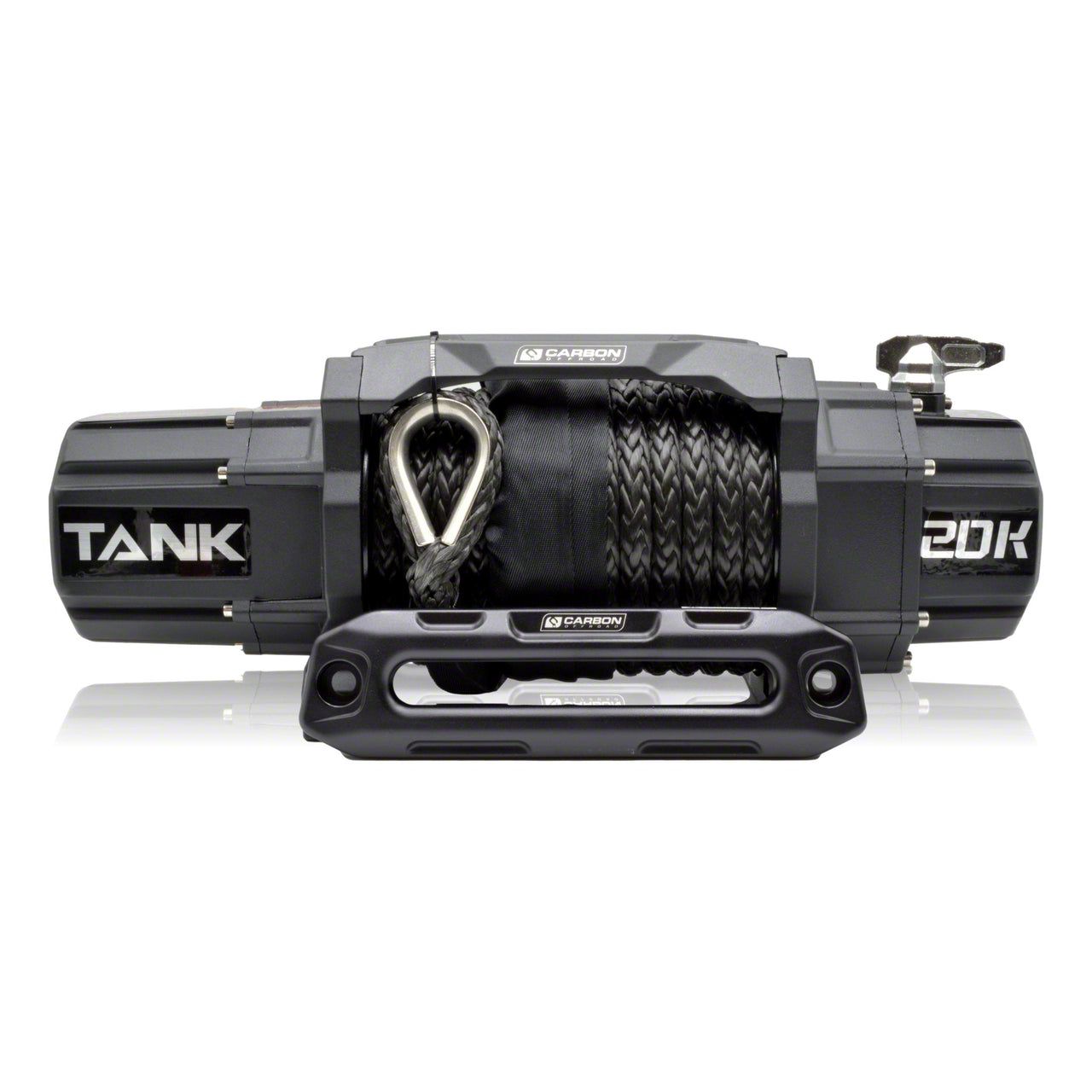 Carbon Offroad Tacoma TANK 20,000 lb. Winch; 12-Volt CW-TK20 (Universal ...