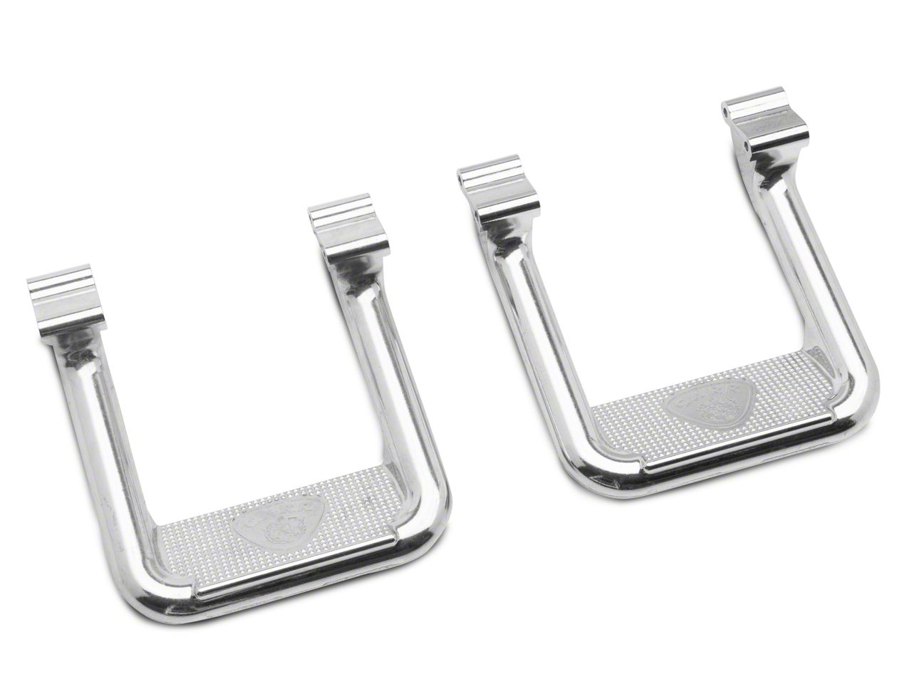 Bronco Hoop II Side Steps; Polished; Pair (21-26 Bronco) - Free Shipping