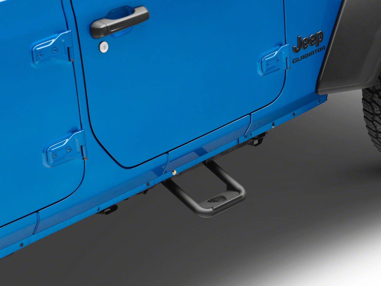 Jeep Gladiator Hoop II Side Steps; Black; Pair (20-25 Jeep Gladiator JT ...