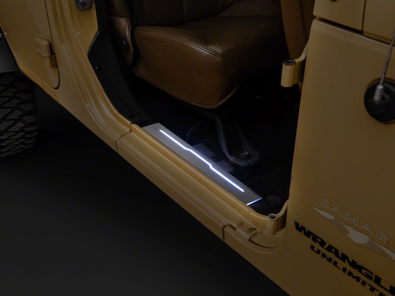 Jeep illuminated door sills store