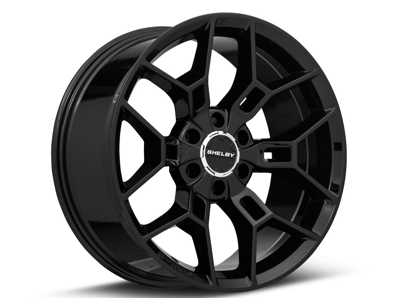 Carroll Shelby Wheels Bronco CS45 Gloss Black 6-Lug Wheel; 20x9; 12mm ...