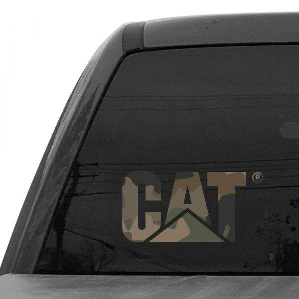 CAT Toyota 4-Runner 10-Inch Vinyl Decal; Camo CDCAM10 (Universal; Some ...