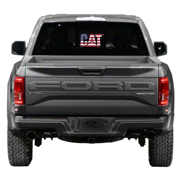 CAT Frontier 10-Inch Vinyl Decal; American Flag CDAF10 (Universal; Some ...