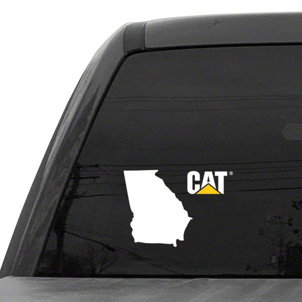 CAT Jeep Gladiator 8-Inch Vinyl Decal; 2-Color Georgia CDST13 ...