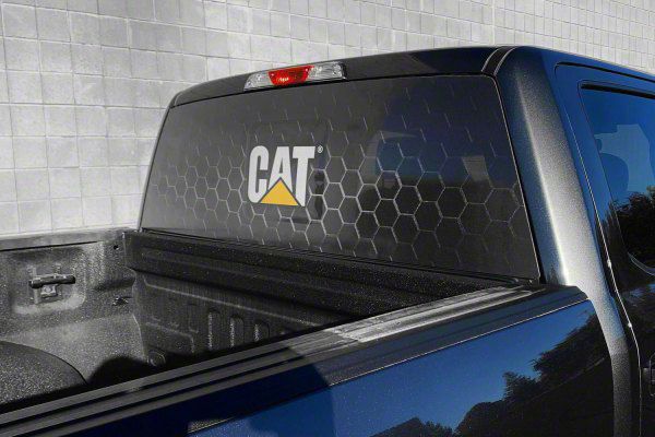 CAT Jeep Gladiator Rear Window Decal; Dark Grid CDFH266 (Universal ...