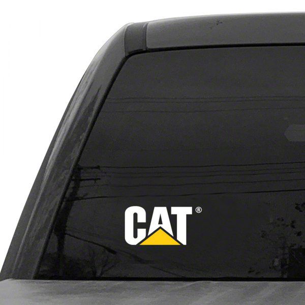 CAT Jeep Wrangler 5-Inch Vinyl Decal; 2-Color CD2C5 (Universal; Some ...
