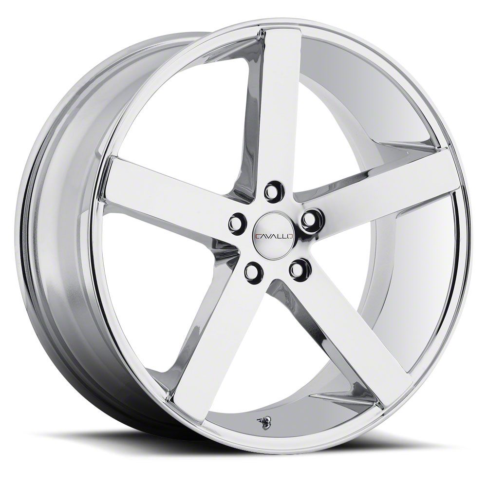 Cavallo Jeep Wrangler CLV-5 Chrome Wheel; 22x10.5; 42mm Offset CLV ...