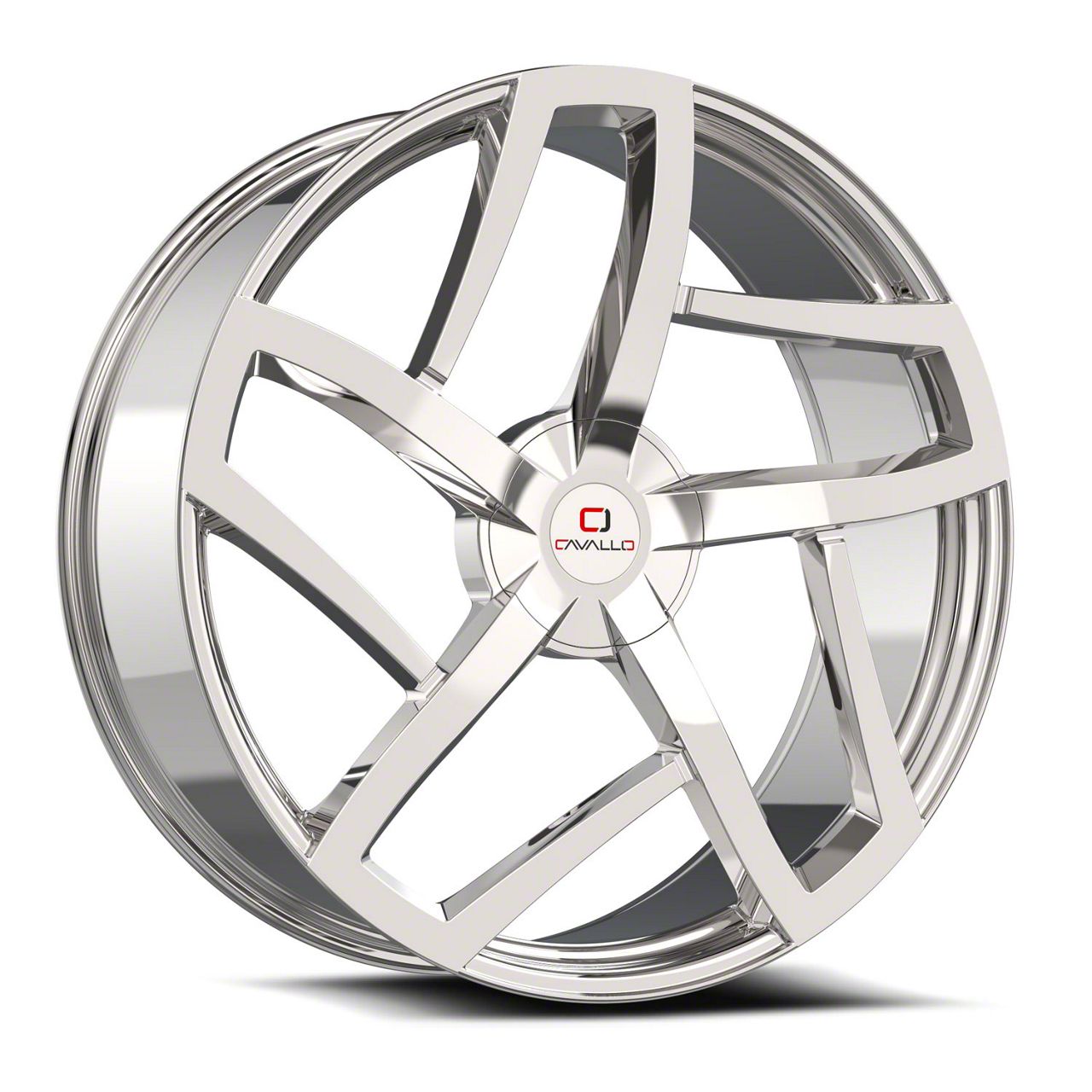 Cavallo Jeep Wrangler CLV-50 Chrome Wheel; 18x8; 35mm Offset CLV ...