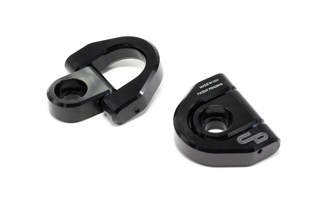 Charvonia Design Jeep Gladiator Billet Tie Down D-Rings; Black TDR-01-BLACK ANODIZE (20-26 Jeep ...