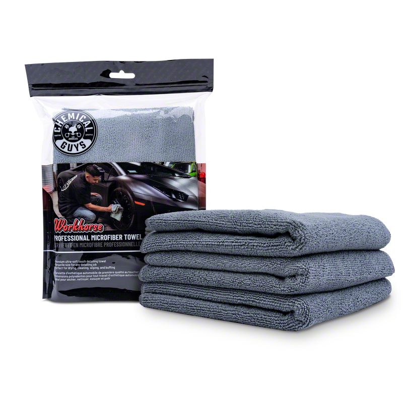 Chemical Guys Bronco Workhorse Professional Grade Microfiber Towels ...