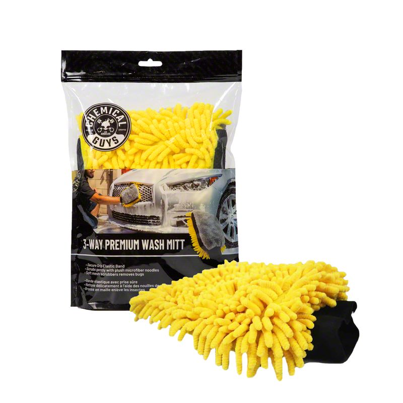 Chemical Guys Jeep Wrangler Three-Way Premium Microfiber Wash Mitt MIC_494