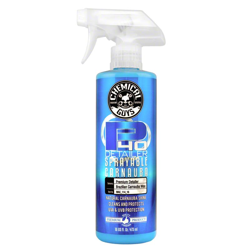 Chemical Guys Tundra P40 Quick Detail Spray Natural Carnauba Shine; 16 ...